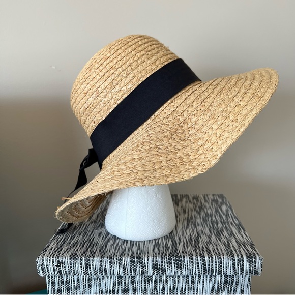 Turner Hats | Accessories | Turner Hats Straw Sun Hat With Black ...